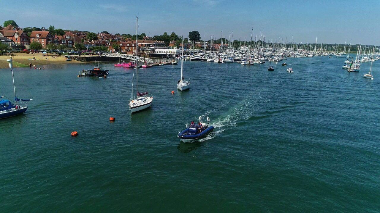 Hamble based RIB charter