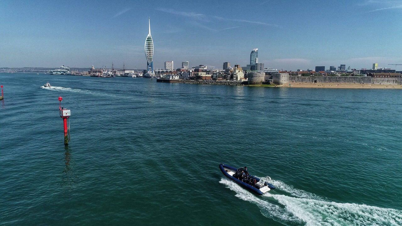 Solent Destination guide for trips with Bluetooth RIB Charter
