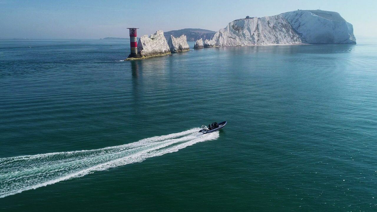 Visit The Needles with Bluetooth RIB Charter